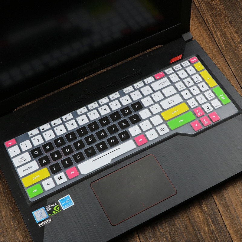 D.f.asus แผ่นซิลิโคนครอบคีย์บอร์ดแล็ปท็อป 15.6 นิ้ว สําหรับ ROG FX63 ...