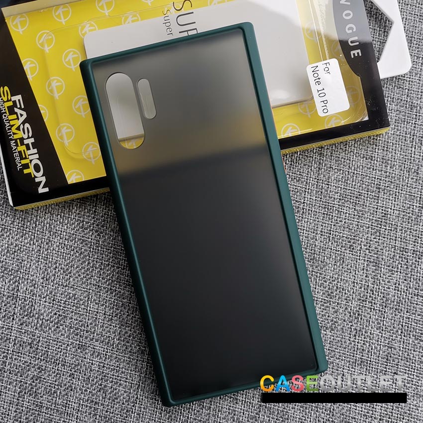 เคส Samsung Galaxy Note10+ Note10plus Note10 plus Note9 TPU ขอบสี โชว์หลัง ด้านไม่เป็นรอยนิ้ว ...