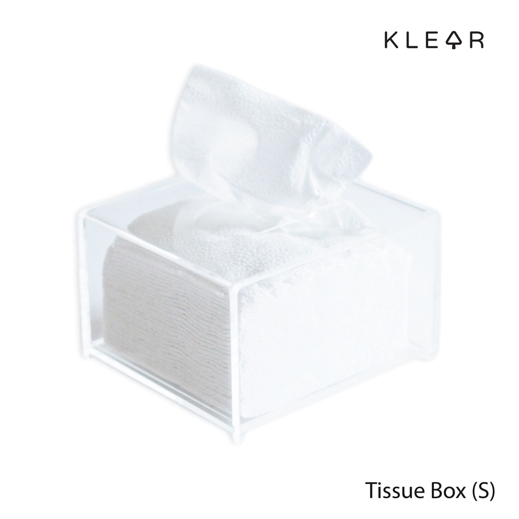 KlearObject Tissue Box-S กล่องใส่กระดาษทิชชู่ เหมาะสำหรับทิชชู่ popup กล่องทิชชชู่แผ่นเล็ก กล่อง ...