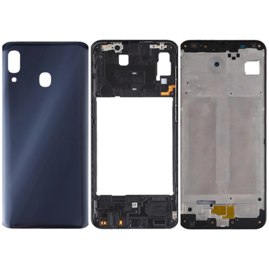 บอดี้ Body ใช้สำหรับ SAMSUNG A30 SM-A305 ฝาหลัง แกรนกลาง ปุ่มสวิทซ์ข้าง ...