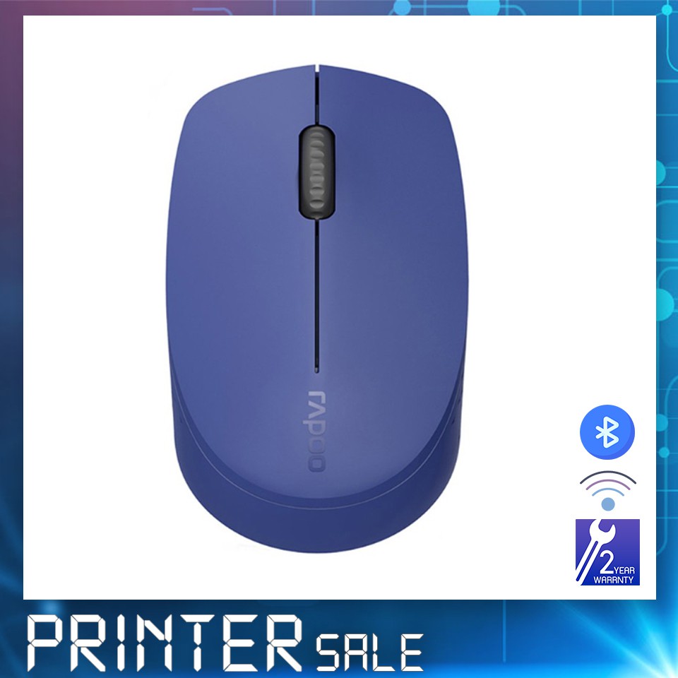 Rapoo M100 Silent Multi-mode Wireless Mouse Blue ( MSM100-BL ) | Shopee ...