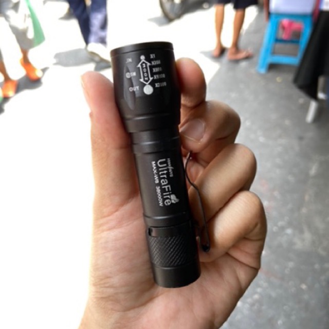 ไฟฉายพกพาขนาดกระทัดรัด(Ultra Fire Max-W8 38000W) | Shopee Thailand