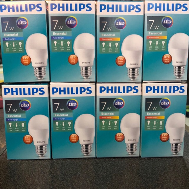 หลอดไฟ LED 7w. Philips | Shopee Thailand