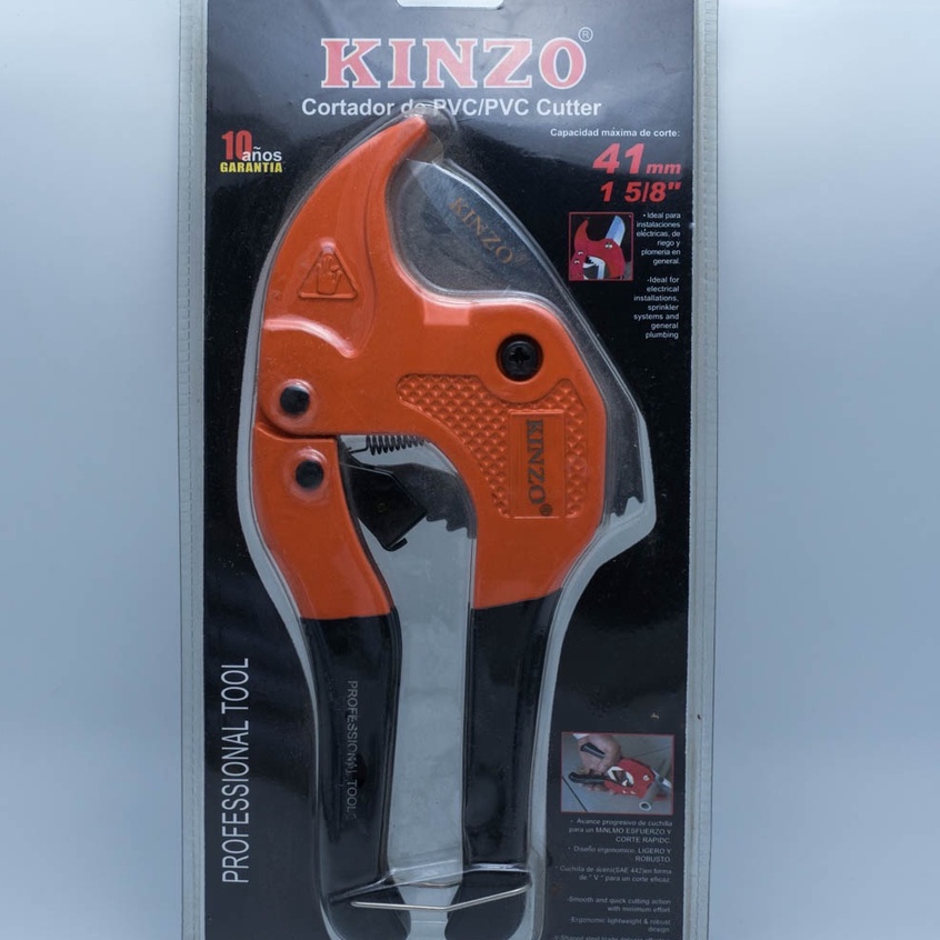 กรรไกรตัดท่อพีวีซี 40mm. KINZO No.199 | Shopee Thailand