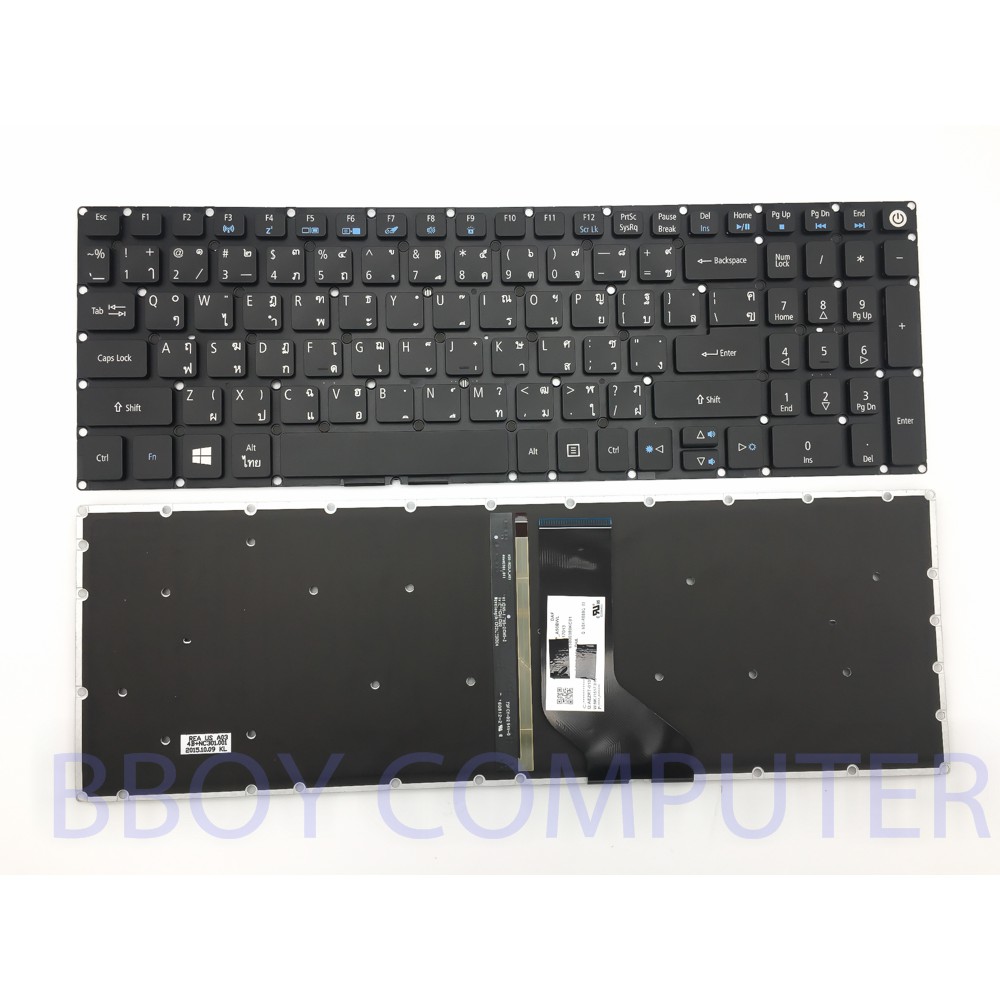 ACER Keyboard คีย์บอร์ด ACER Aspire E5-573 573G 573T 573TG V3-574 E5-553 V3-574G V3-575 V3-575 ...