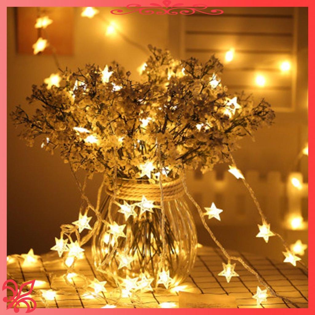 สายไฟ Led รูปดาวห้าแฉก Starry Sky Lights3 เมตรสีขาวอบอุ่น | Shopee Thailand