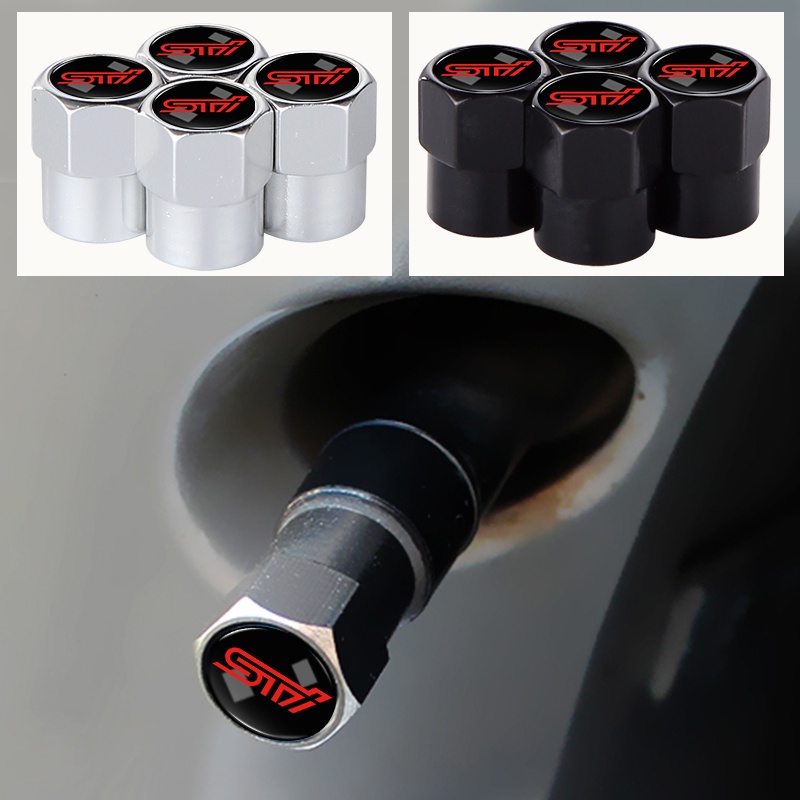 ฝาครอบวาล์วล้อรถยนต์ อลูมิเนียม ทรงหกเหลี่ยม สําหรับ Subaru XV Legacy ...