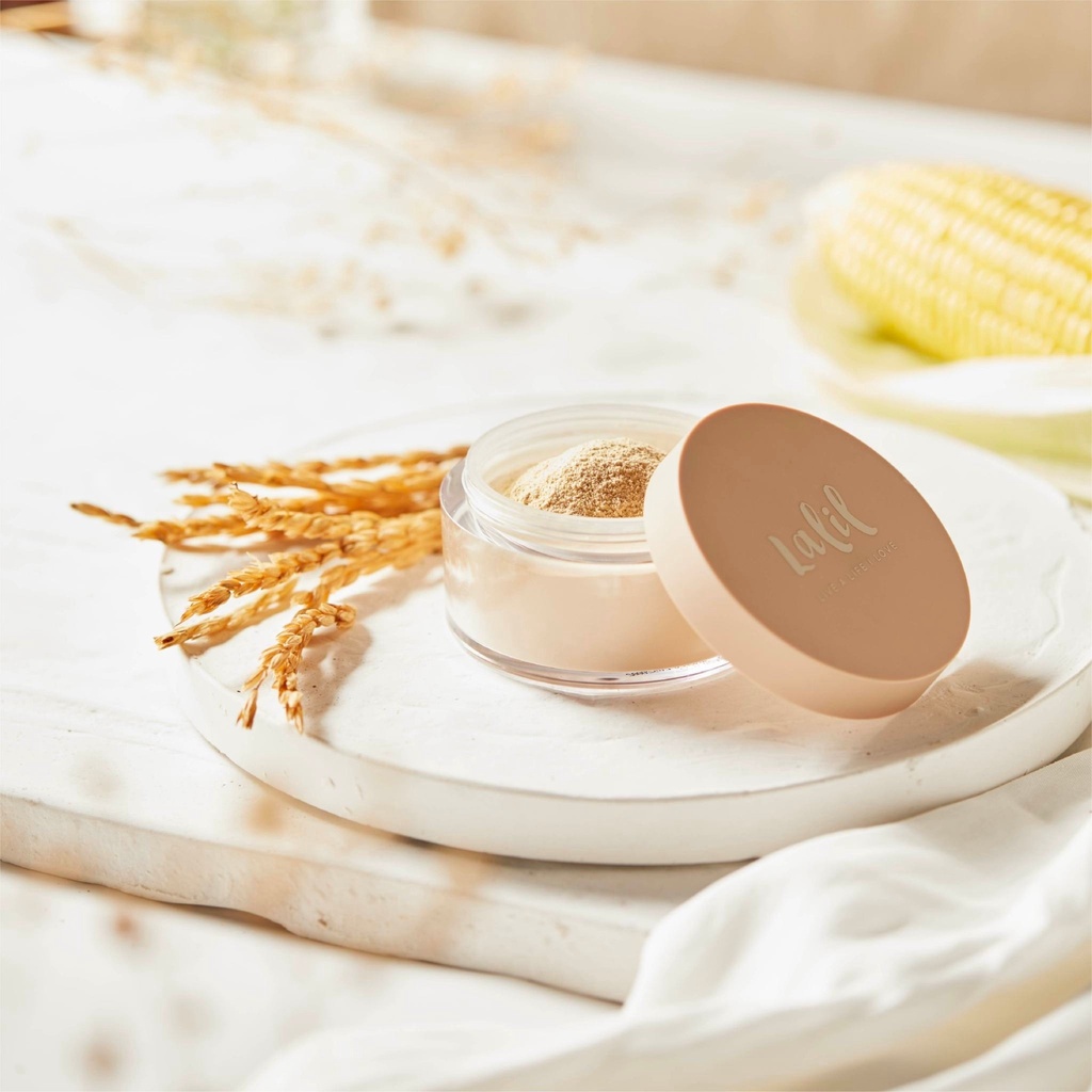 Lalil Talc-free Translucent Loose Powder - Radiant Beige Set (ราคารวม ...