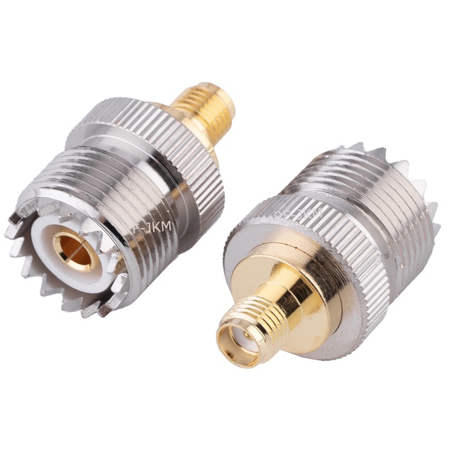 อะแดปเตอร์เชื่อมต่อ UHF PL259 SO239 to N UHF BNC SMA Male Plug & Female Jack Straight RF Coaxial ...