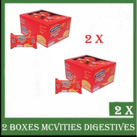 2 x Mcvities Digestive MINI 2 Boxes แมคไวตี้ส์ ไดเจสทีฟ มินิ บิสกิตผสม ...