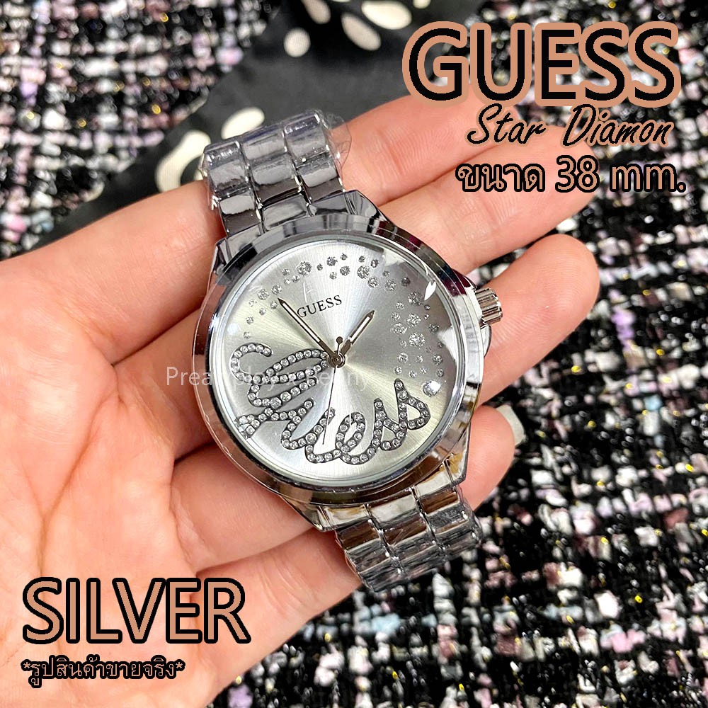 นาฬิกา GUESS Star Diamon สายสแตนเลส งานปั๊ม *** สินค้าใหม่ พร้อมส่ง ...
