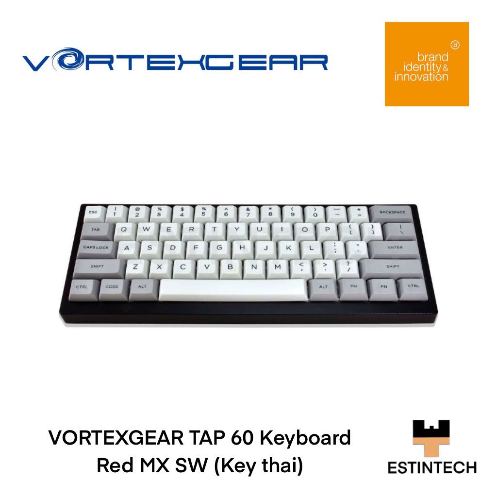 Keyboard (คีย์บอร์ด) Vortexgear TAP60 Red MX Switch (Key thai) ของใหม่ประกัน 1ปี | Shopee Thailand
