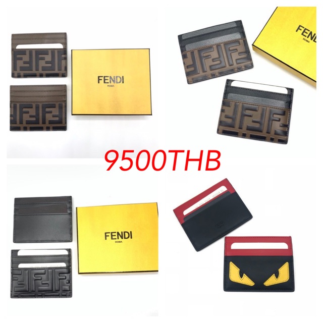 New Fendi Card Holder in Stock | Shopee Thailand