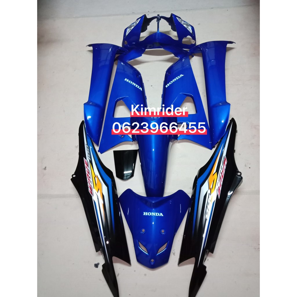 ชุดสี เฟรม เวฟ100s wave 100 box wave100box ปี 2005 รุ่น ยูบอกซ์ ...