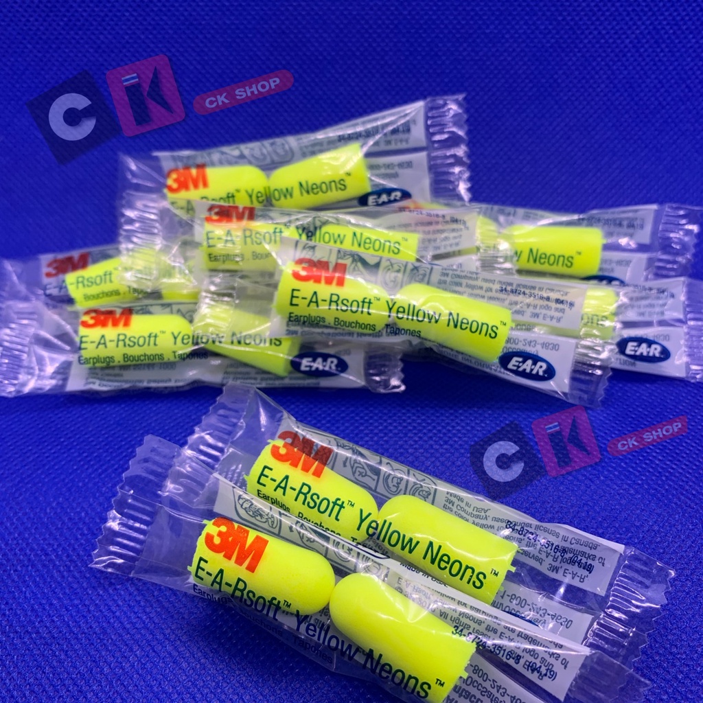 ที่อุดหู โฟมอุดหู 3M E-A-Rsoft Yellow Neons รุ่น 312-1250 เมื่อซื้อครบ ...