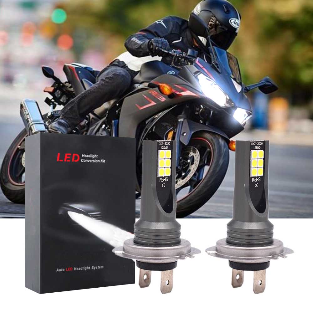 สําหรับ Yamaha YZF-R3 2015 2016 2017 ไฟหน้า LED H7 หลอดไฟ | Shopee Thailand