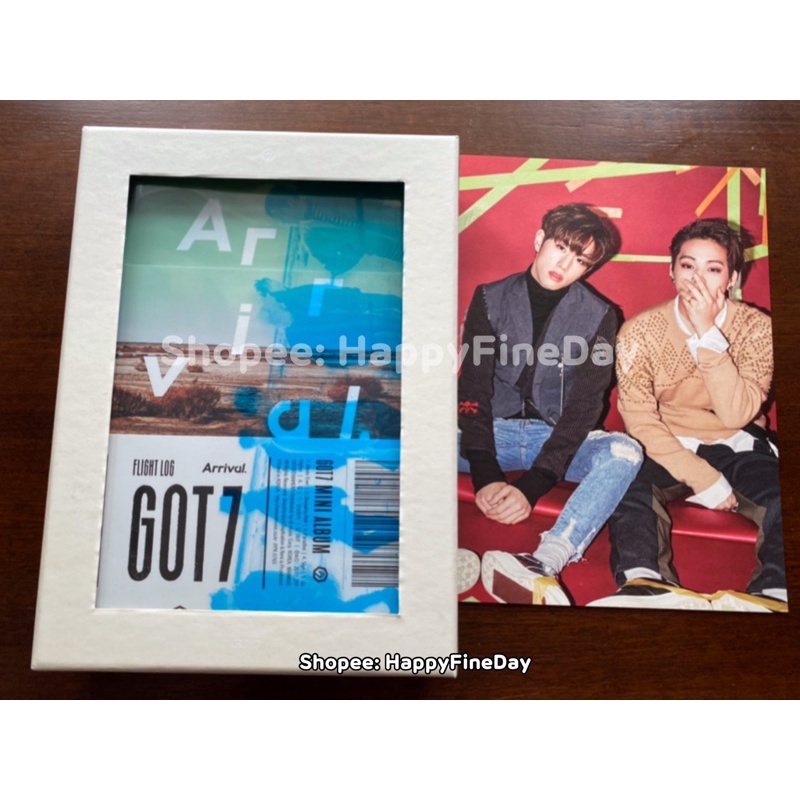 GOT7 : Flight log Arrival Album (อัลบั้มเปล่า) + lucky card เจบีมาร์ค ...