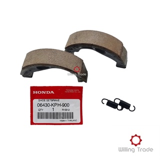 ผ้าเบรค ดรัมเบรค (A382)HONDA:(06430-KPH-900) DASH, [แท้ศูนย์ 100% ...