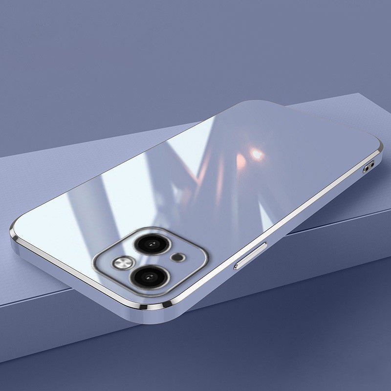 เคสโทรศัพท์มือถือชุบไฟฟ้า 6D สําหรับ iPhone 14 Plus 13 Pro Max Mini ...