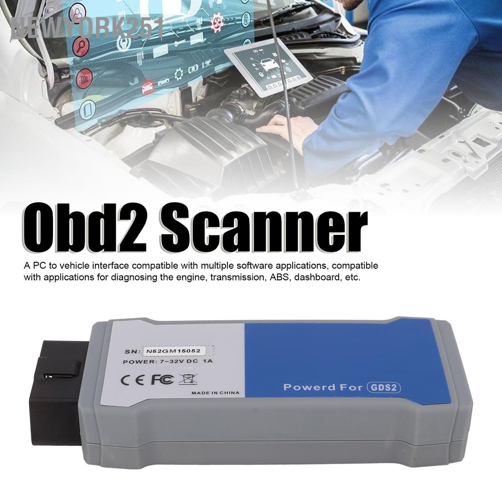 Newyork251 เครื่องสแกนเนอร์ Gds2 Tech2Win Obd2 Ecu พร้อมสาย Usb แบบ ...
