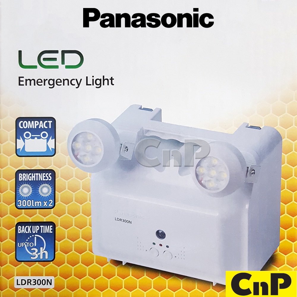 Panasonic ไฟฉุกเฉิน LED Emergency Light พานาโซนิค รุ่น LDR300N | Shopee ...