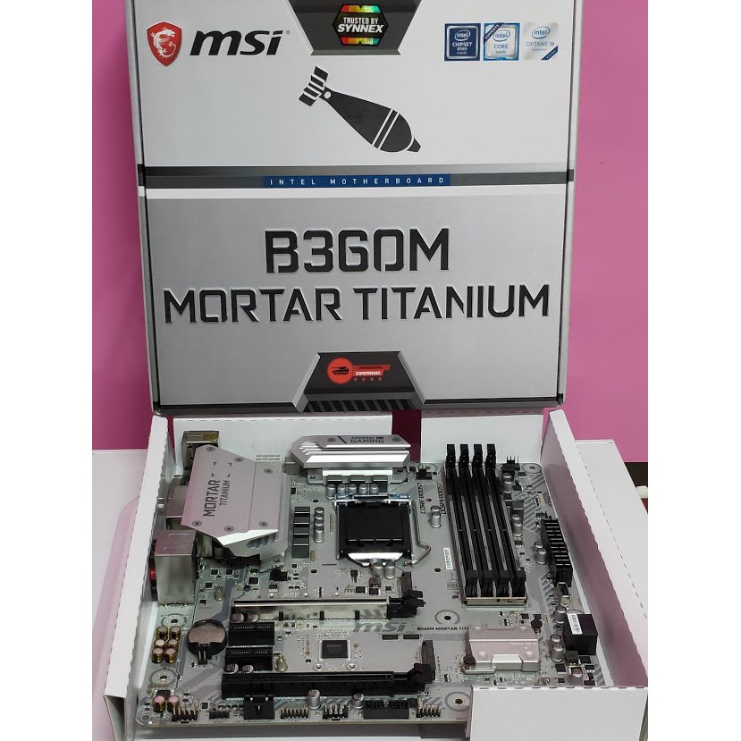 MSI B360M MORTAR TITANIUM ฟรีค่าจัดส่ง เก็บเงินปลายทาง( สินค้ามือ2 ) | Shopee Thailand