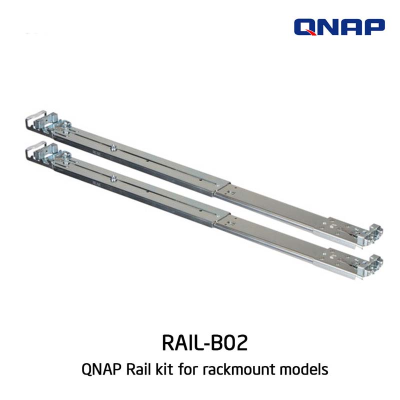 QNAP RAIL KIT RAIL-B02 Support select QNAP rackmount models(By Shopee ...