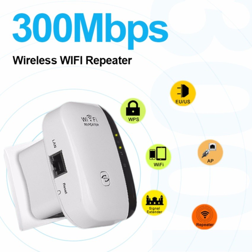 Universal WiFi Range Extender 300Mbps ตัวขยายความแรงของสัญญานไวไฟ ...
