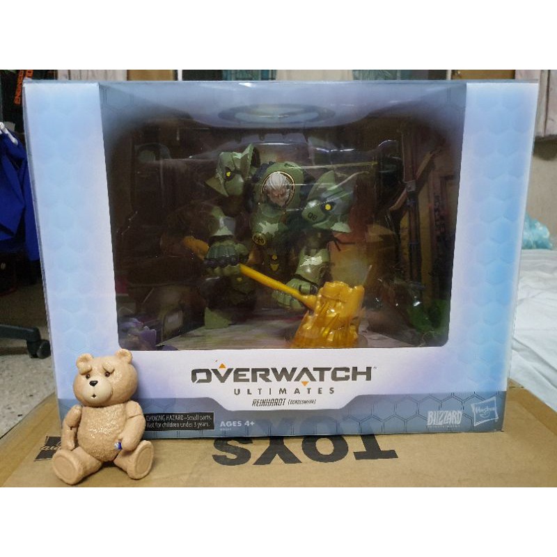 Hasbro Overwatch Ultimates Series Reinhardt Collectible Action Figure ...