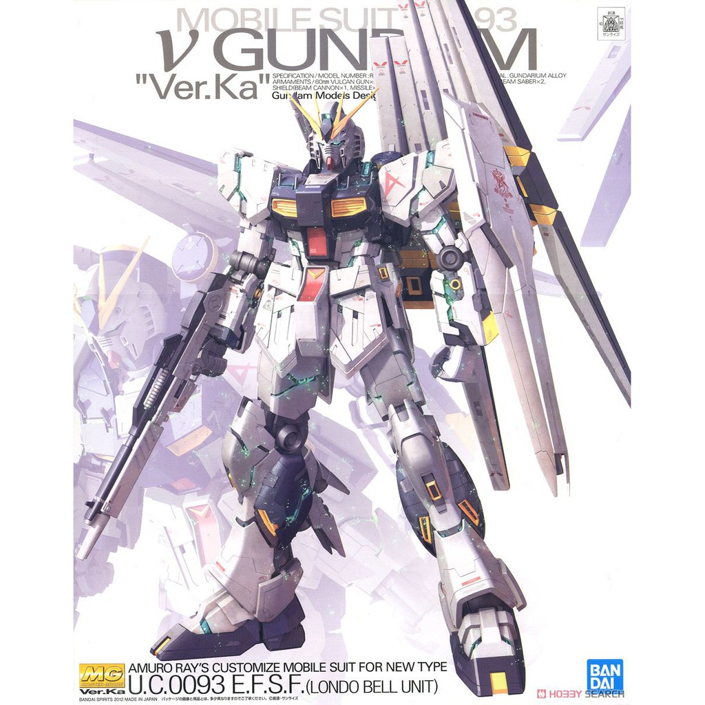 Bandai MG RX 93 v - Nu Gundam Ver.Ka : 35 Xmodeltoys | Shopee Thailand