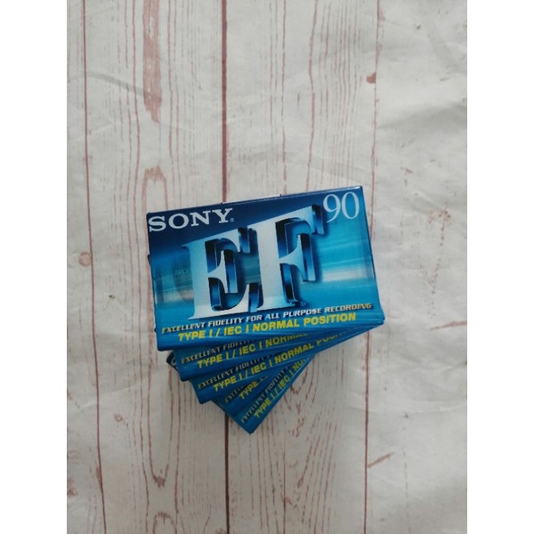 เทปเปล่า Sony ef90 ความยาว 90 นาที | Shopee Thailand
