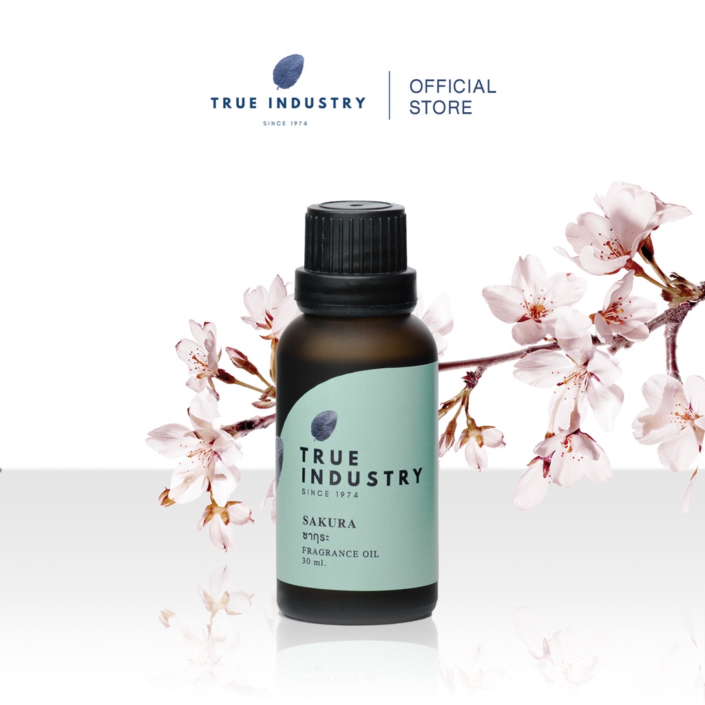 True industry หัวน้ำหอมกลิ่นซากุระ (Sakura Fragrance oil) แถมฟรี จุกสำหรับหยด | Shopee Thailand