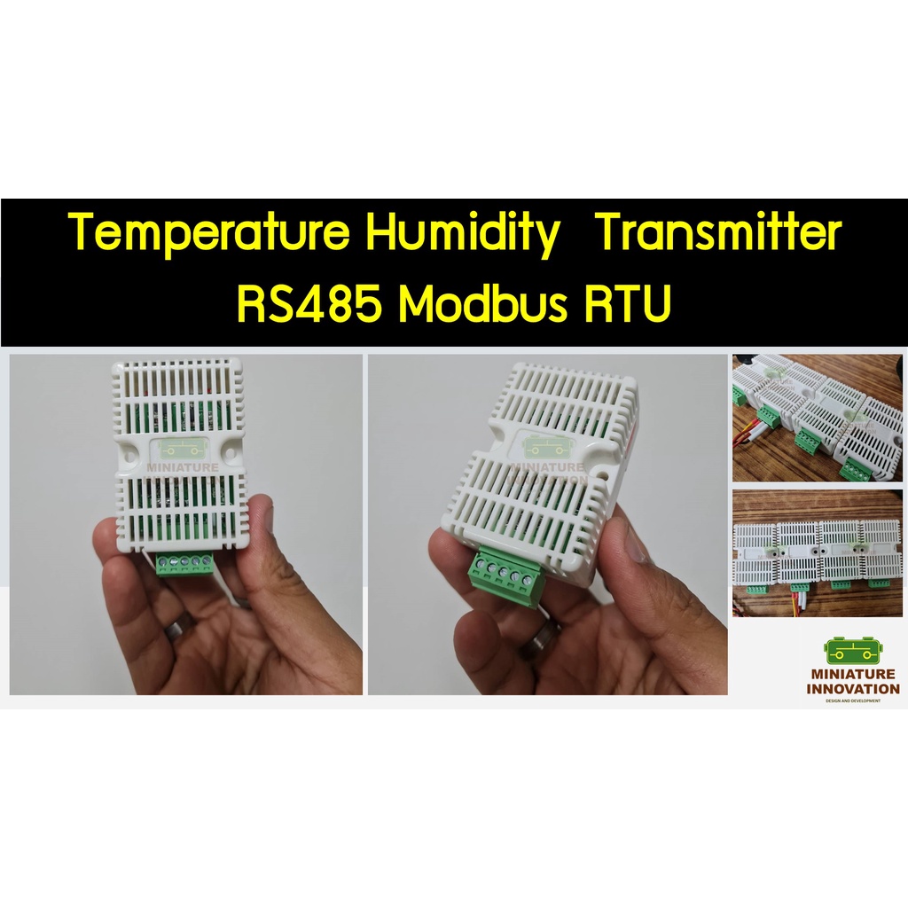 Temperature and humidity sensor transmitter Modbus industrial high ...