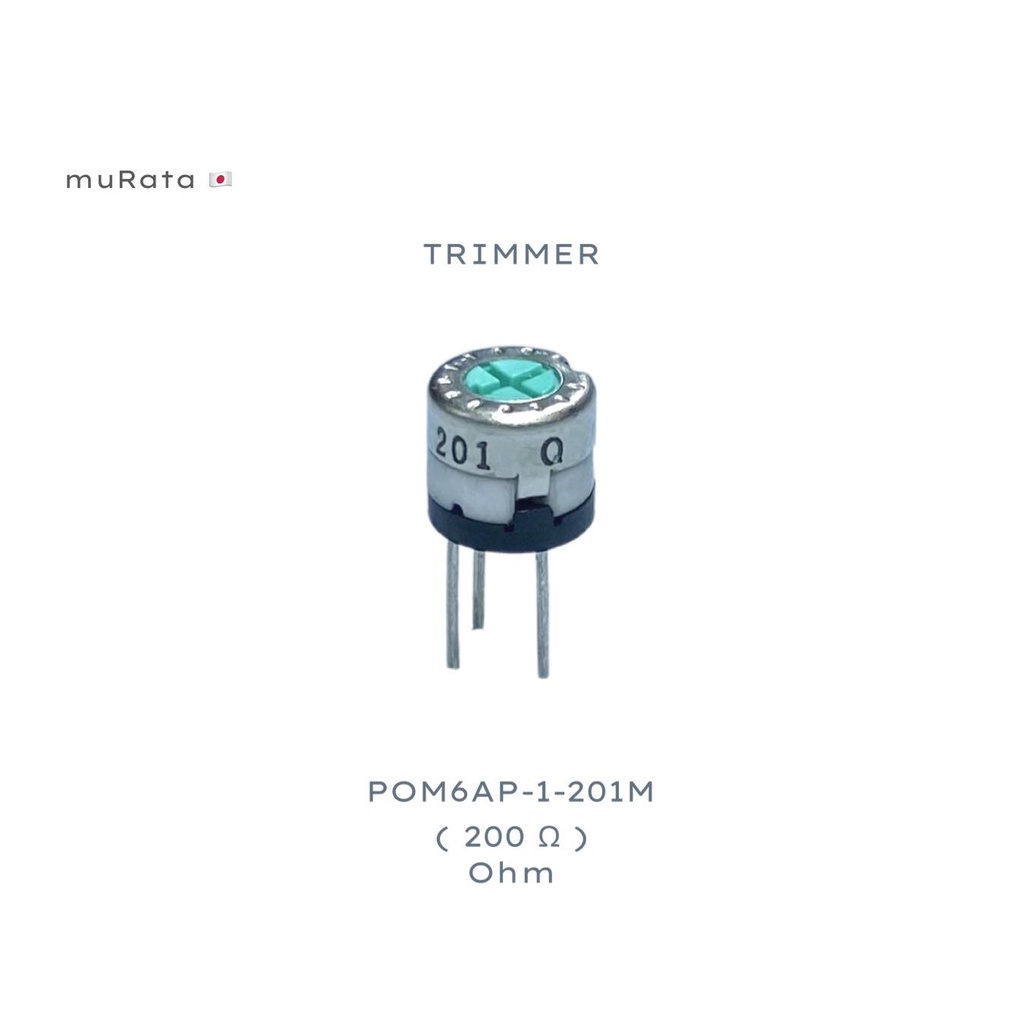 VR Trimpot Trimmer Potentiometer 200 Ohm 201M ตัวต้านทานปรับค่าได้ ...