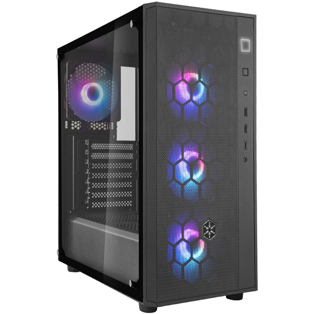 Silverstone FARA R1 PRO, Tempered Glass, mid Tower ATX Chassis with ...