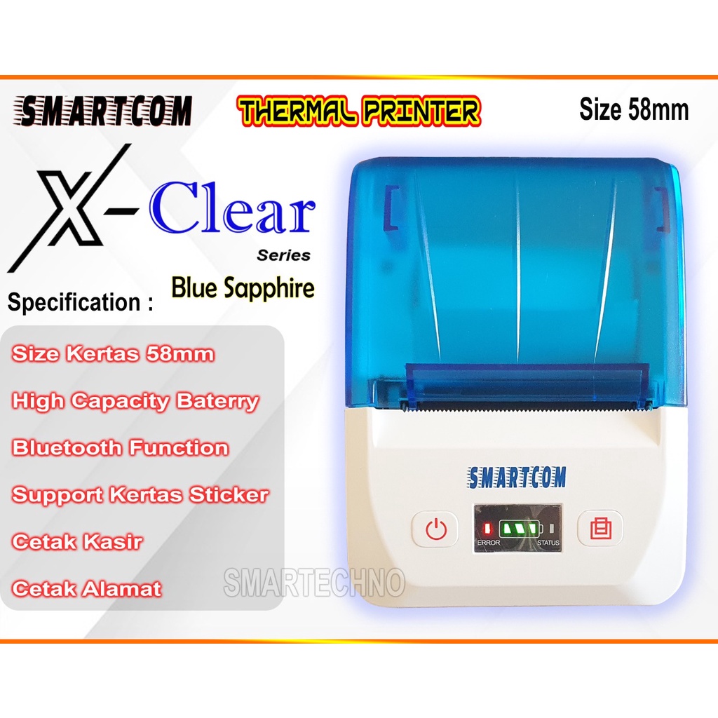 Xclear เครื่องพิมพ์ความร้อน บลูทูธ 58 มม. สําหรับเครื่องพิมพ์บอนด์ ...
