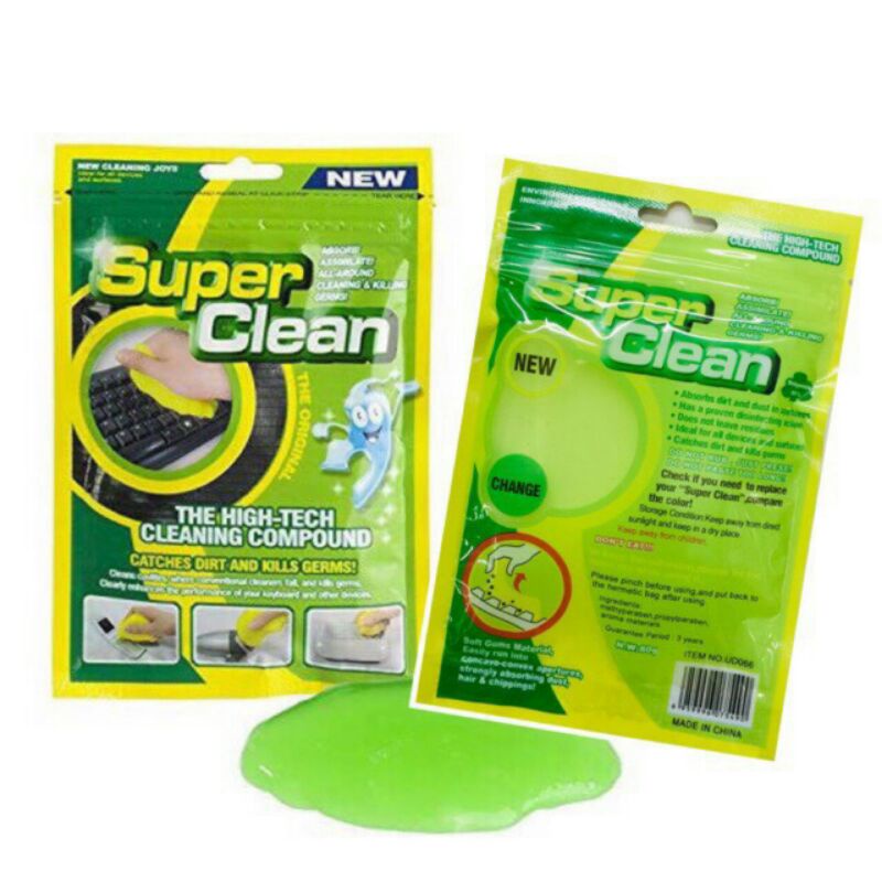 Super Clean เจลทำความสะอาด เจลกำจัดฝุ่น ตามซอกซอนต่างๆ *ของแท้ ...