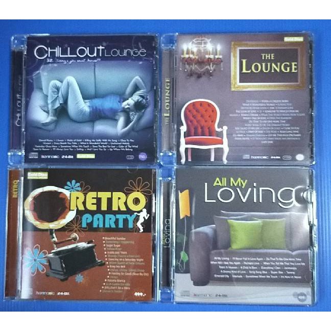 อัลบั้ม Gold Disc CHILLOUT LOUNGE / THE LOUNGE / RETRO PARTY / All My ...