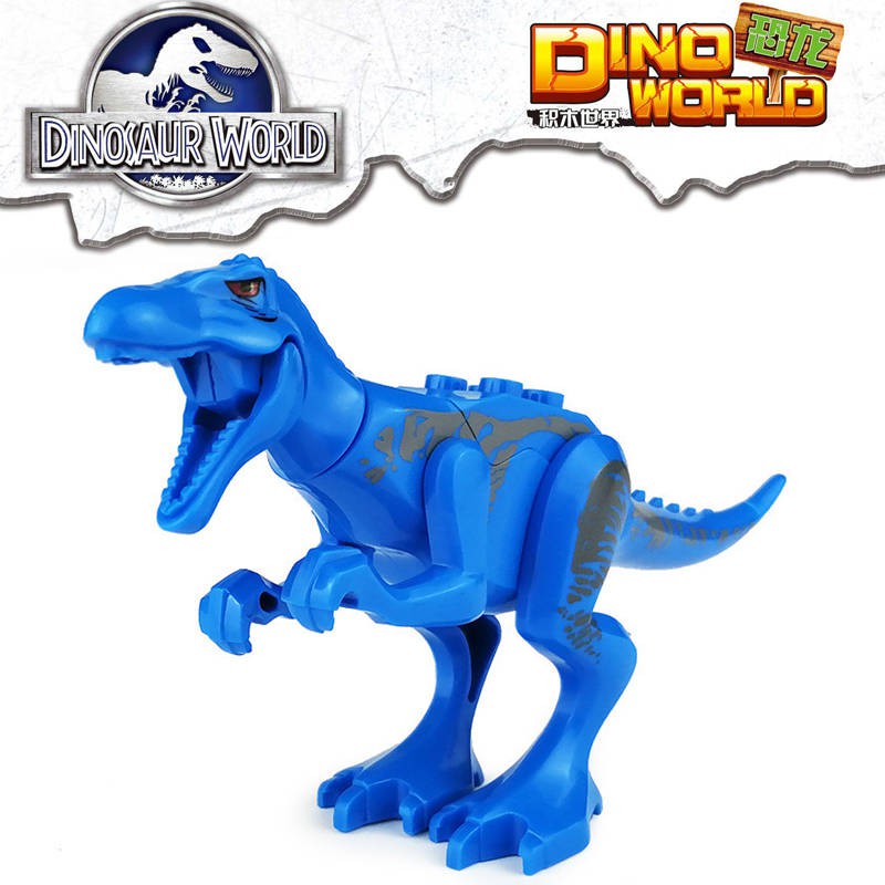 เลโก้ ตัวต่อ ไดโนเสาร์ ใช้งานร่วมกับ Lego Jurassic World Dilophosaurus Velociraptor toothless ...
