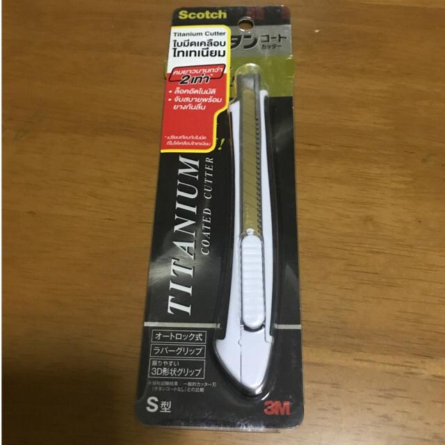 SCOTCH 3M Titanium Coated Cutter คัตเตอร์ ใบมีดไทเทเนียม ล็อคอัตโนมัติ ...