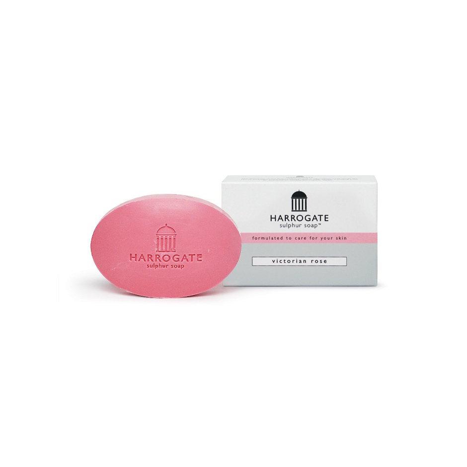 สบู่ Harrogate soap (sulphur soap) 50G สบู่ฮาโรเกต ซัลเฟอร์ 50 กรัม มี ...