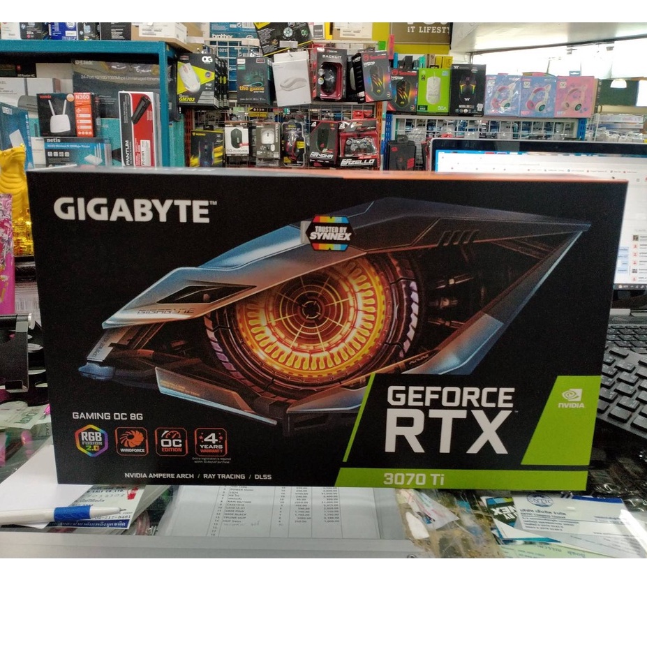 GIGABYTE RTX 3070 TI Gaming OC | Shopee Thailand
