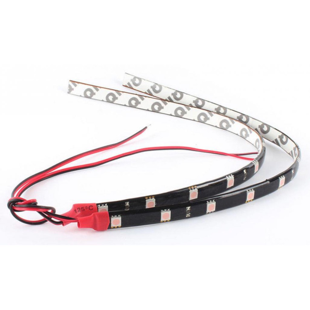 12 LEDs 30cm 5050 SMD LED Strip Light Flexible Waterproof 12V - Green | Shopee Thailand