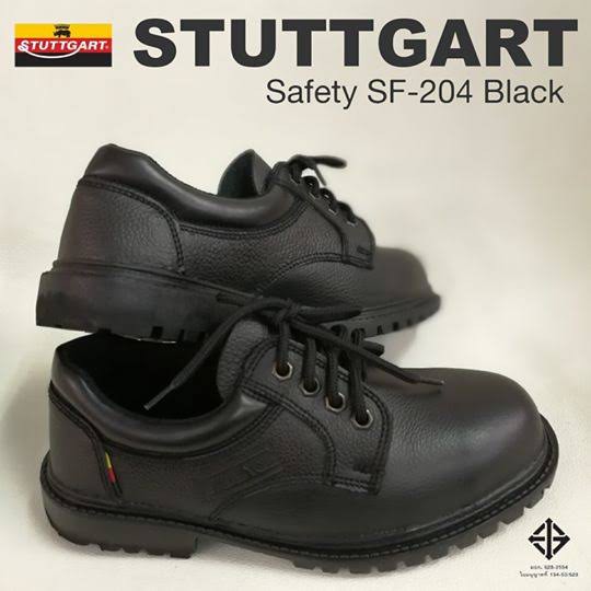 รองเท้าหัวเหล็ก ผู้ชาย Stuttgart รุ่น SF-204 สีดำ | Shopee Thailand