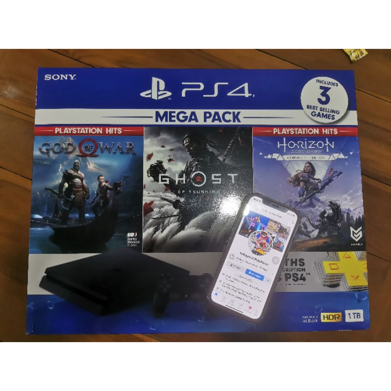 PS4 SLIM MEGA PACK Bundle | Shopee Thailand