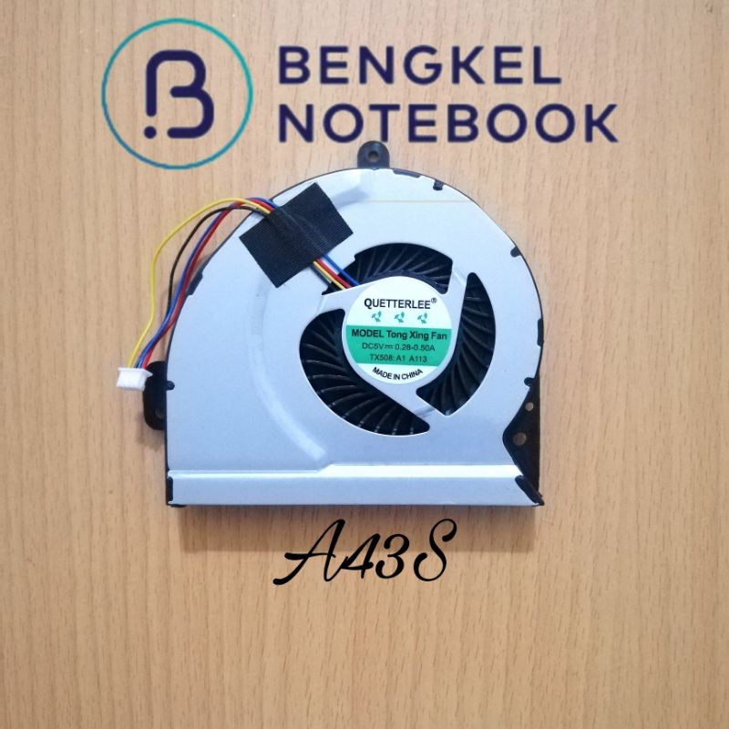 พัดลม Asus A43s K43 A43 53S K53S A53S K53SJ X43 X43S X43SC X44H series ...