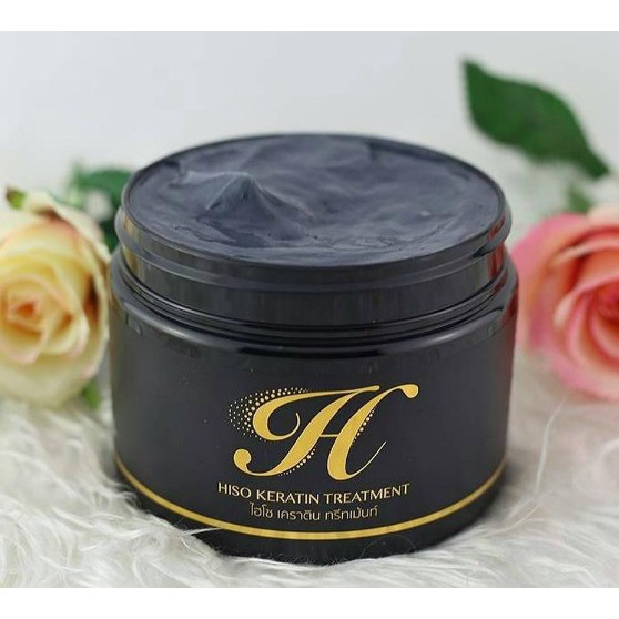ทรีทเม้นท์ไฮโซ HISO KERATIN ชาโคล 1 กระปุก | Shopee Thailand