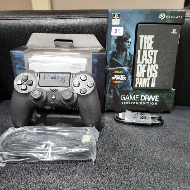 ps4 The last of us 2 set จอยแท้มือสอง และ External Harddisk 2 TB มือ1 ...