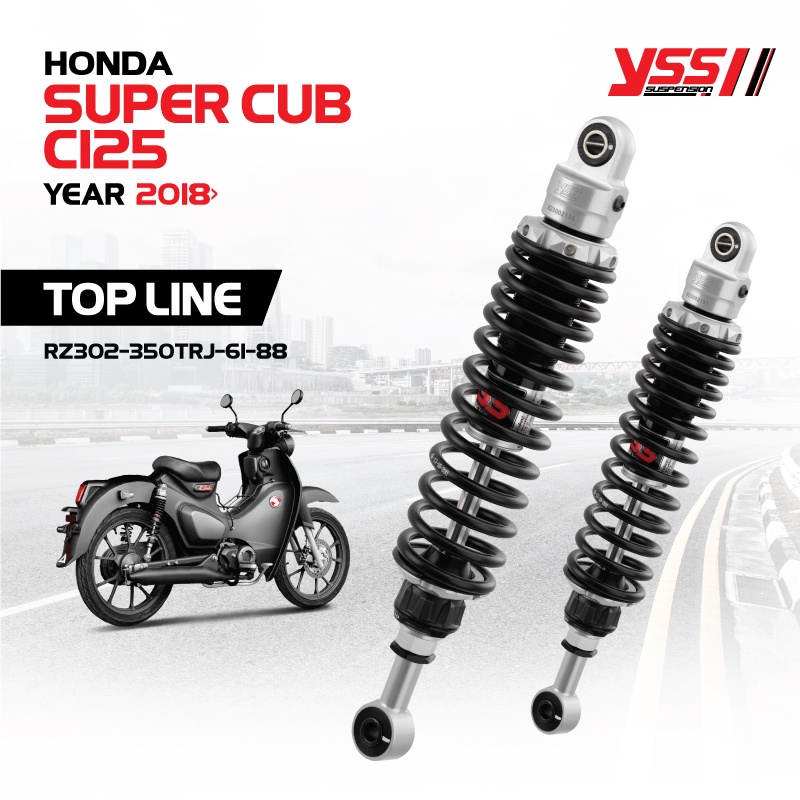 โช้คอัพ YSS รุ่น TOP-LINE สำหรับรถจักรยานยนต์รุ่น HONDA SUPER CUB C125 | Shopee Thailand