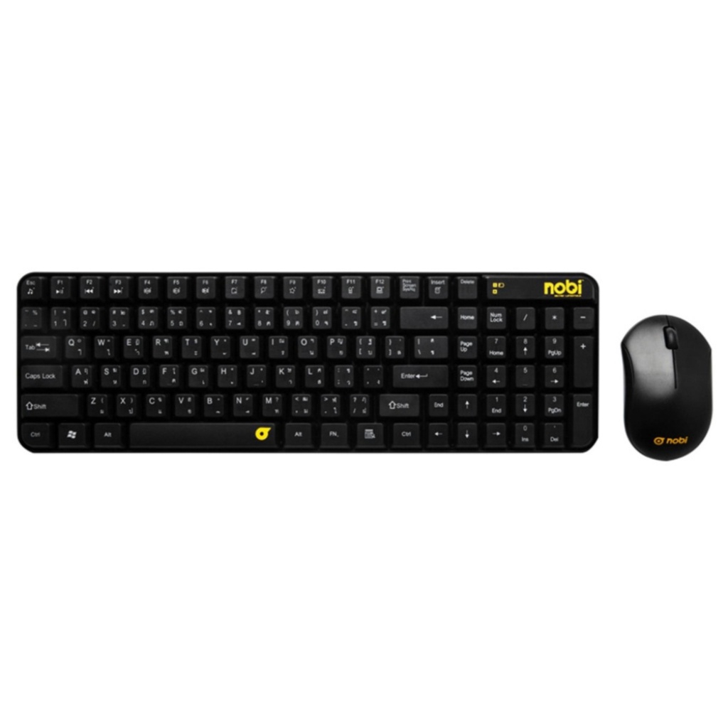 Anitech Keyboard Wireless NK05 Black Nobi | Shopee Thailand